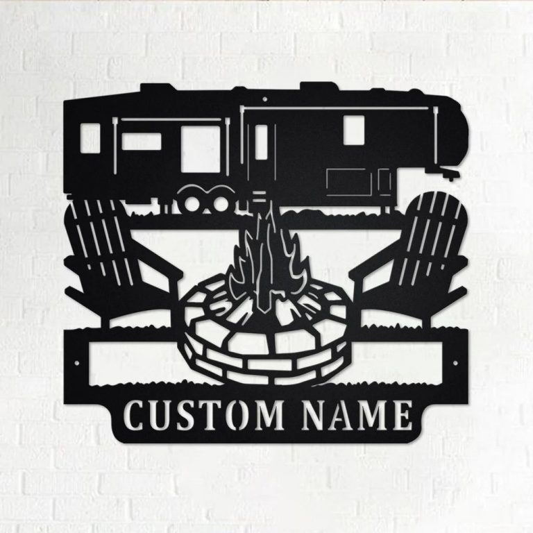 Pontoon Boat Metal Wall Art Personalized Metal Name Sign Home Decor Housewarming Gift - Custom ...