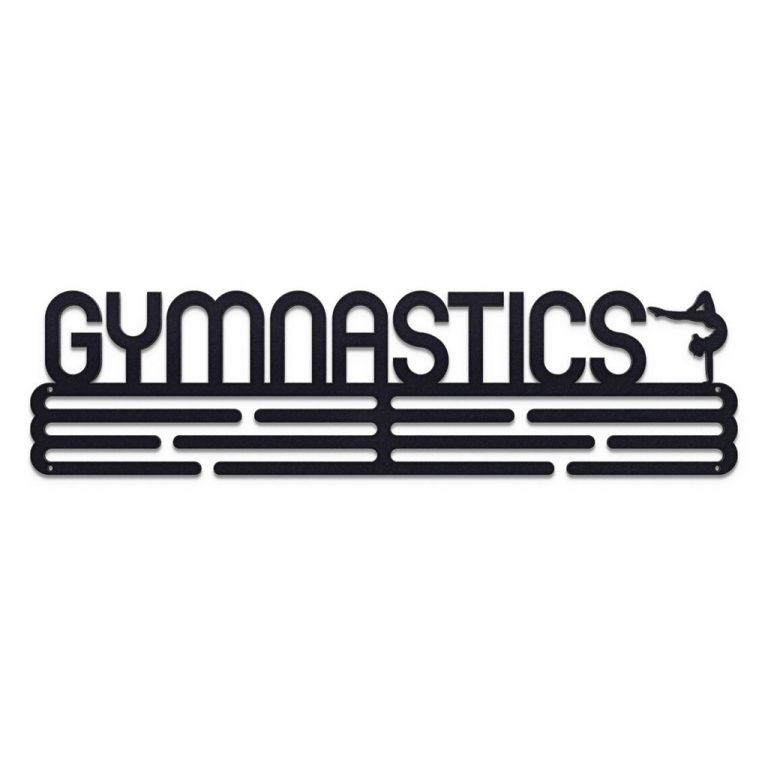 Gymnastics Medal Hanger Display Wall Rack Frame With 12 Hooks For ...