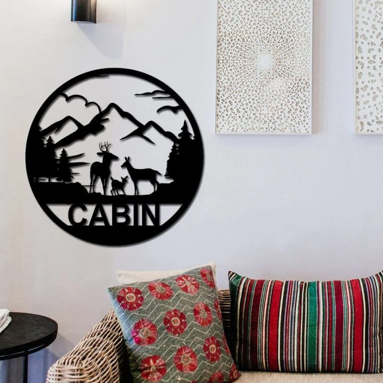 Personalized Deer Hunting Metal Art Cabin Sign Decor Custom Hunter Name ...