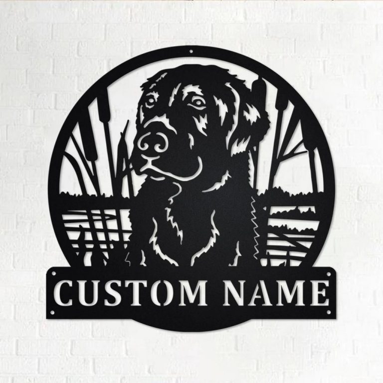 Duck Hunting Metal Wall Art Hunting Dog Personalized Hunter Name Sign ...