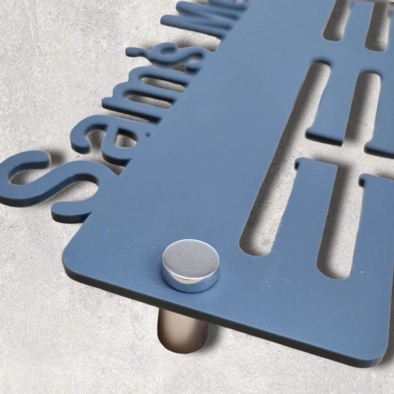 Personalized Medal Holder Display Hanger Custom Text Sign Wall Hanging ...