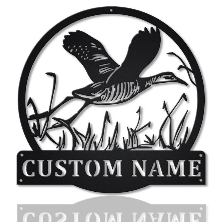 Personalized Rail Birds Metal Sign Art Home Decor Gift for Animal Lover ...
