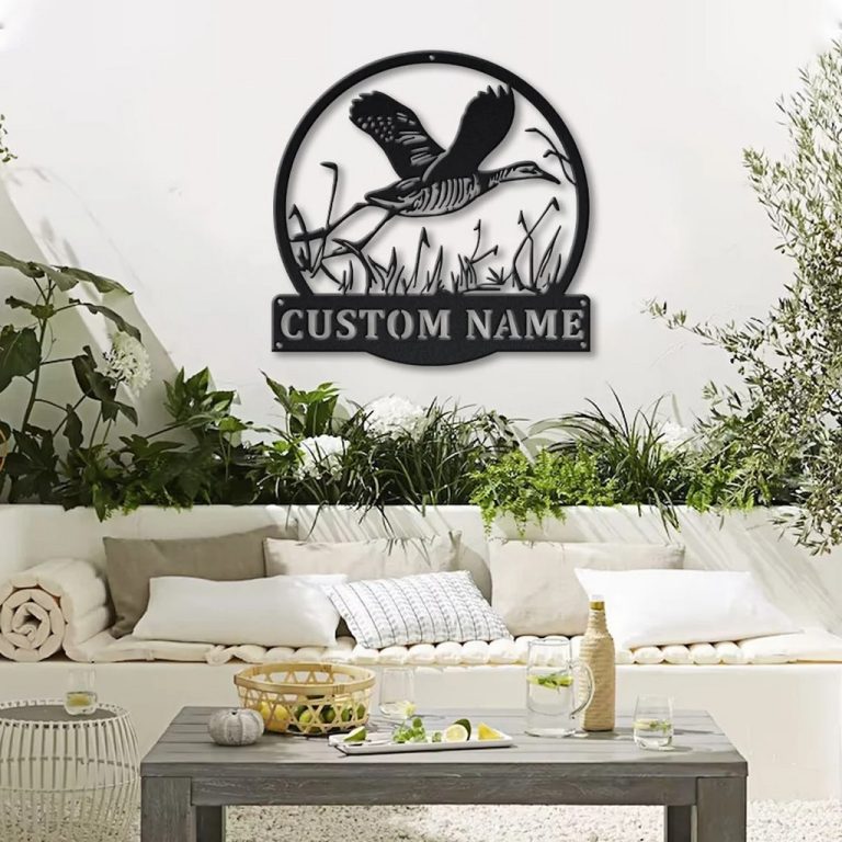 Personalized Rail Birds Metal Sign Art Home Decor Gift for Animal Lover ...