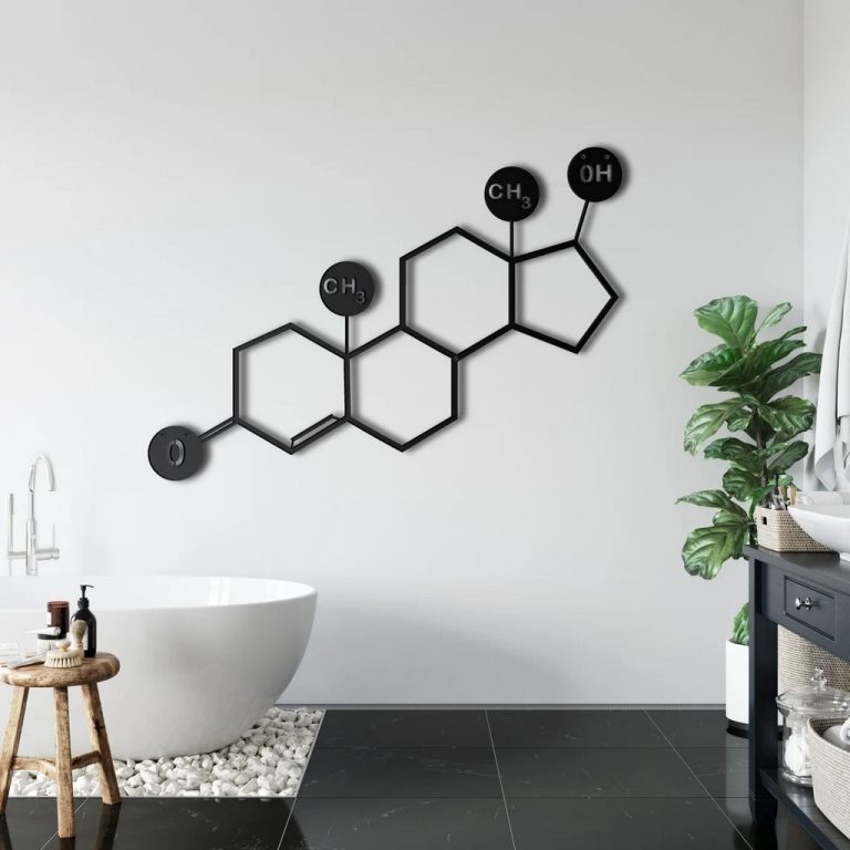 Coffee Formula Metal Wall Art Laser Cut Metal Sign Biology Chemistry ...