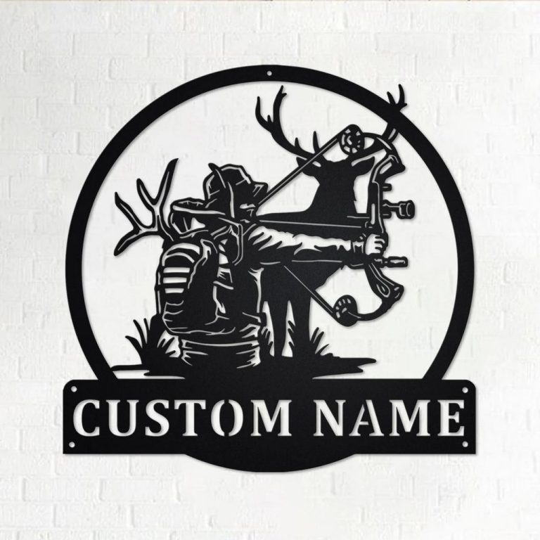 Deer Antler Custom Metal Sign Deer Hunting Gift For Hunter - Custom ...