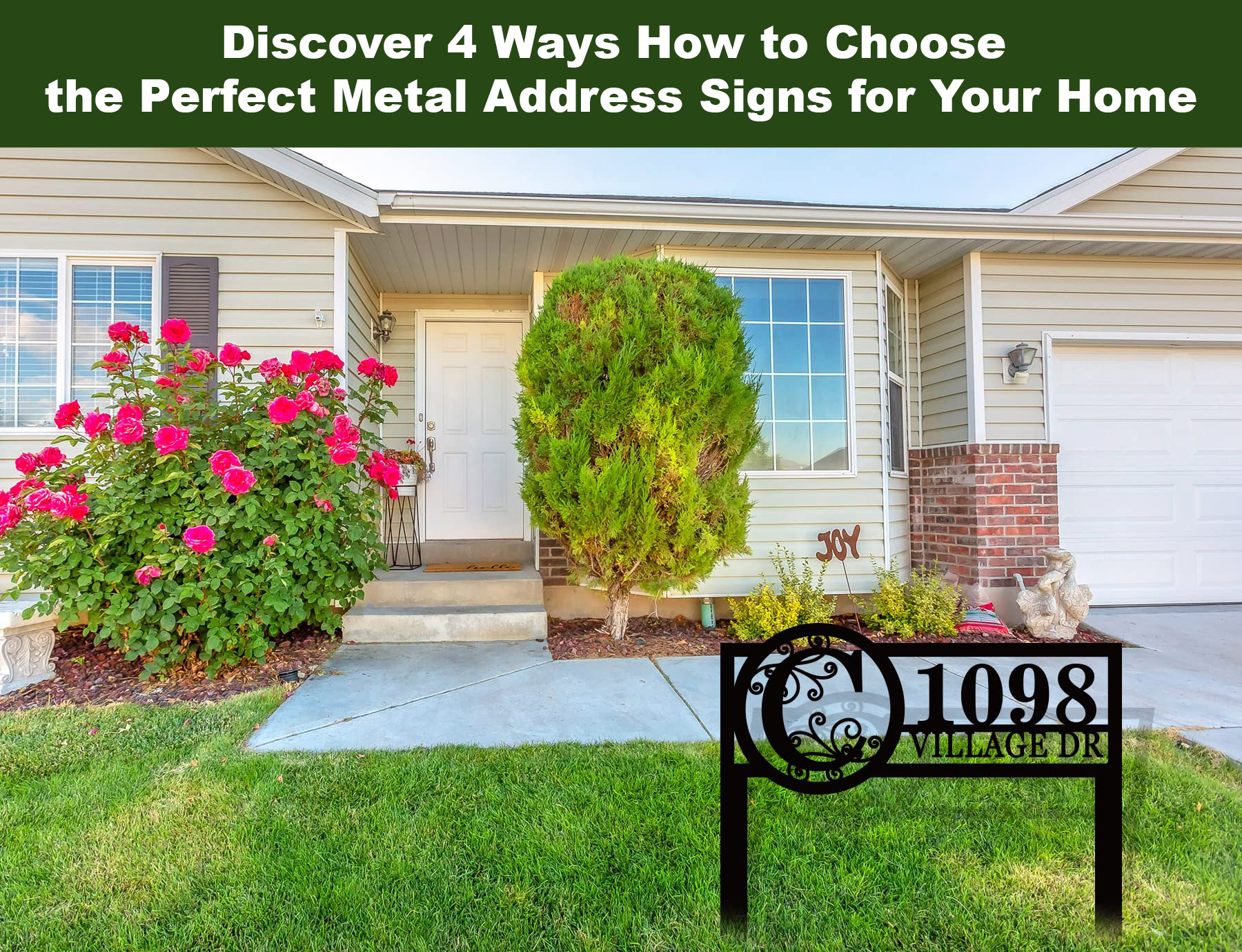 Discover 4 Ways How to Choose the Perfect Metal Address Signs for Your ...