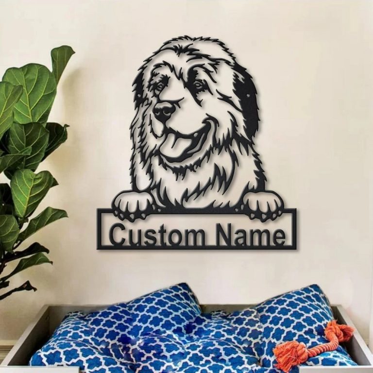 Great Pyrenees Dog Metal Art Personalized Metal Name Sign Decor Home ...