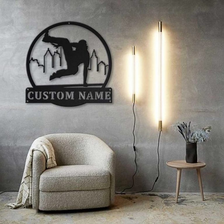 Parkour Metal Sign Personalized Metal Name Signs Outdoor Home Decor ...