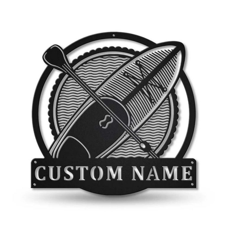 Standup Paddleboarding Metal Sign Personalized Metal Name Signs Home ...