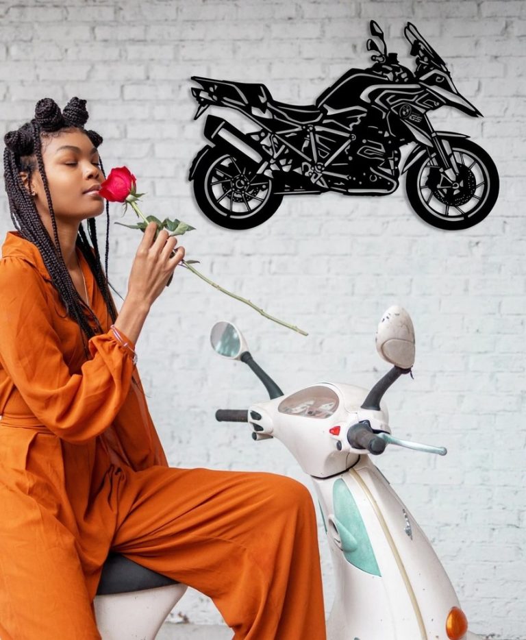 BMW R1200GS Metal Wall Art Tour Motorcycle Personalized Metal Name ...