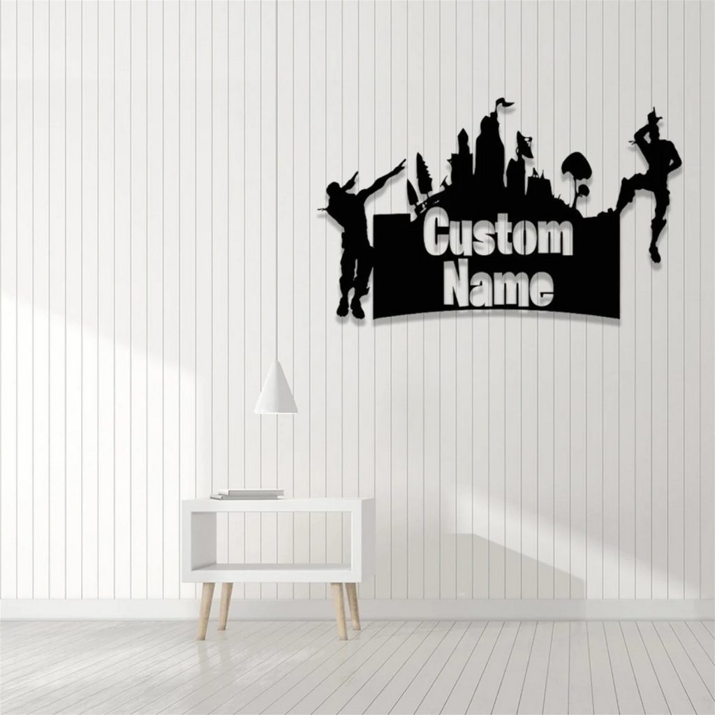 Gaming Zone Metal Wall Art Laser Cut Metal Sign Video Game Signs Wall ...