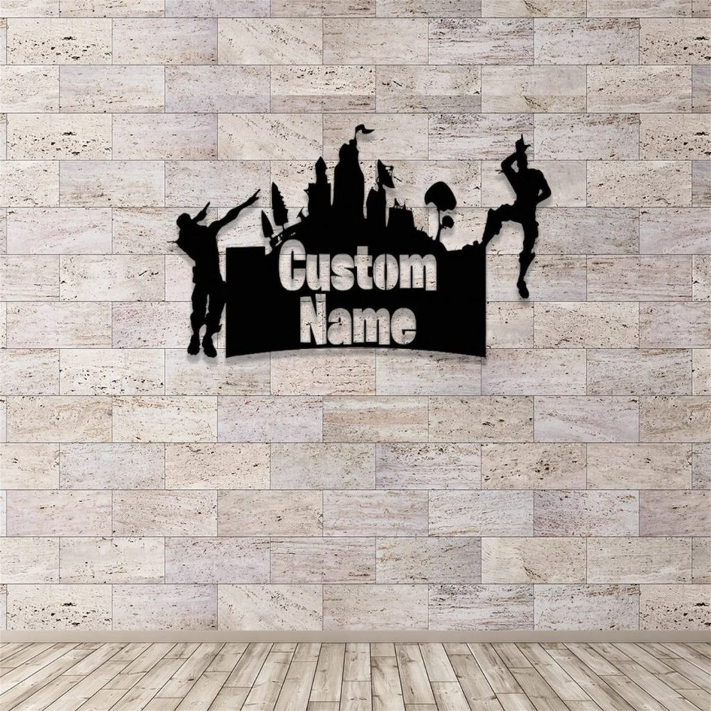 Custom Game Room Sign Personalized Gamer Name Metal Sign Gaming Home ...