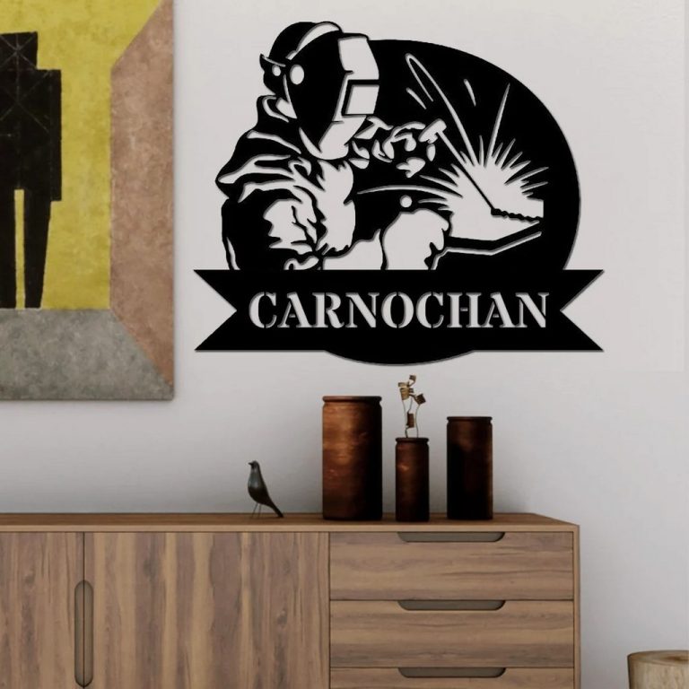 Custom Welder Sign Personalized Metal Name Signs Work Shop Decor ...