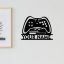 Video Game Control Metal Wall Art Custom Gamer Name Sign Gaming Room ...