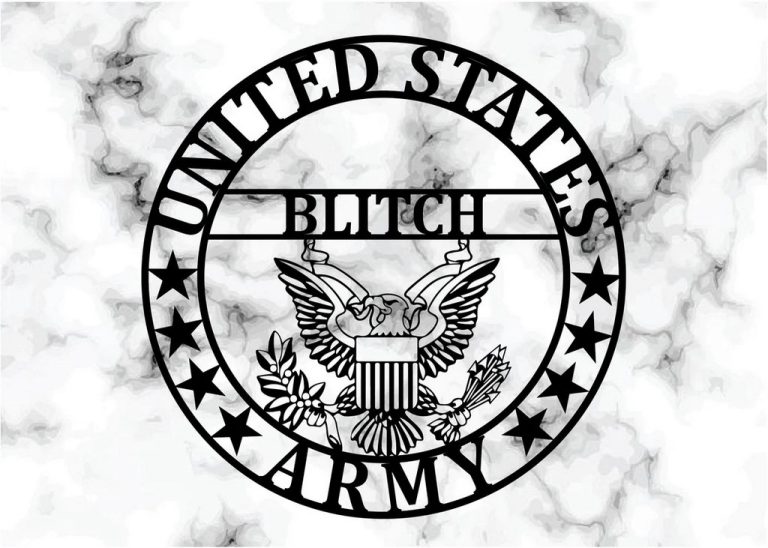 Personalized United States Army Metal Sign Gift for Army, Military ...