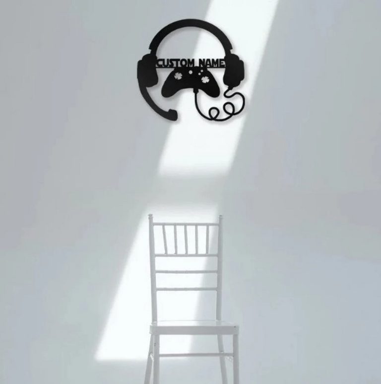 Personalized Video Game Metal Signs Custom Gamer Name Sign Gaming Room ...