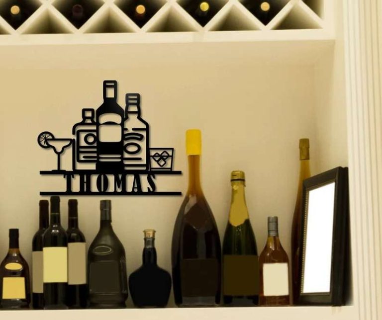 Metal Bar Signs Home Bar Decor Housewarming Gift Personalized Metal ...