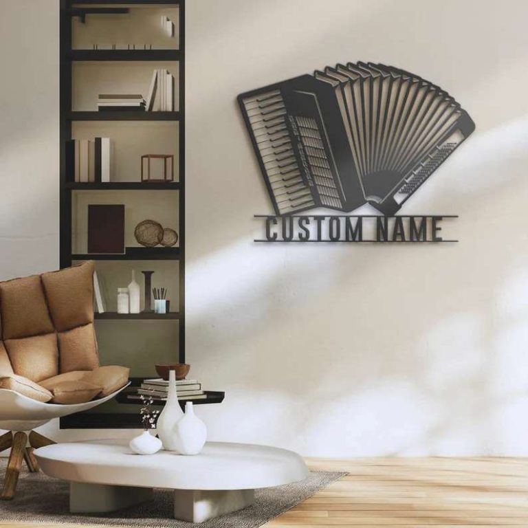 Accordion Musical Instrument Personalized Accordion Player Metal Sign ...