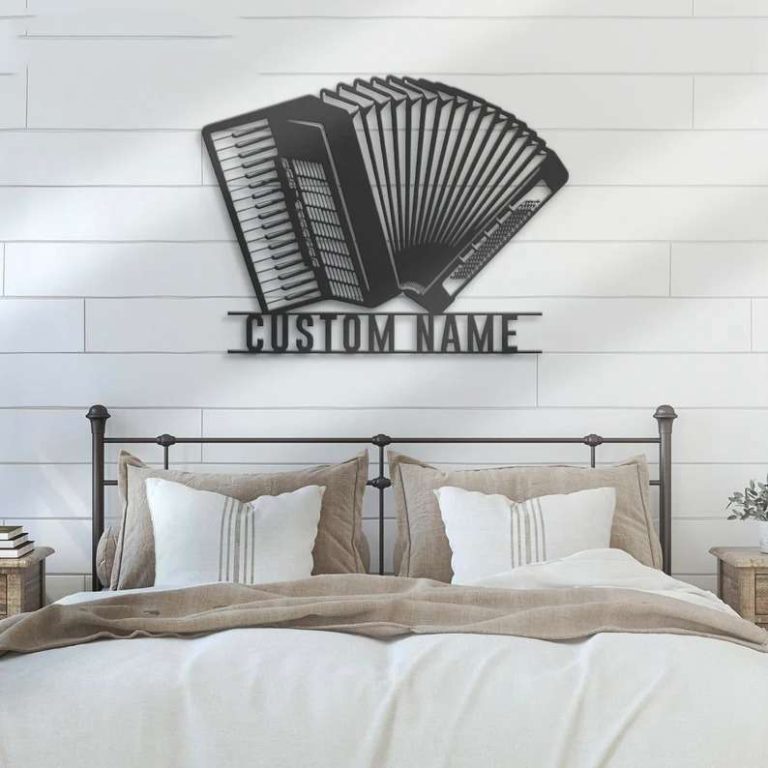 Accordion Musical Instrument Personalized Accordion Player Metal Sign ...