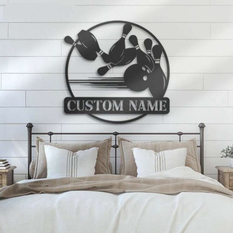 Bowling Ball Bowling Player Personalized Bowling Metal Sign - Custom ...