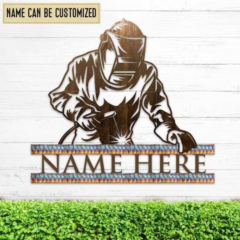 Custom Welder Welding Metal Welder Sign - Custom Laser Cut Metal Art ...