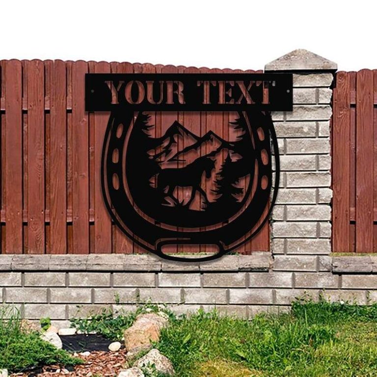 Horse Stall Sign Barn Ranch Decor Custom Horse Metal Sign Horse Lover ...