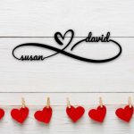 Infinity Sign Containing Names Personalized Metal Infinity Sign ...