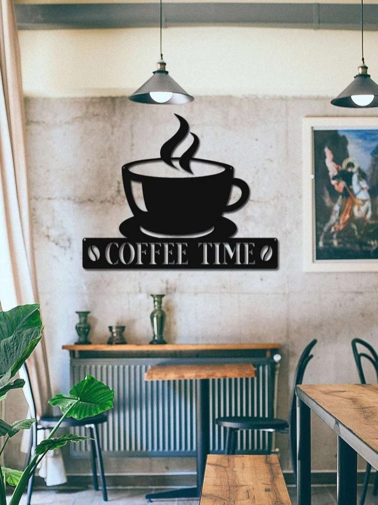 Personalized Coffee Bar Metal Sign Coffee Bar Wall Decor Coffee Station ...