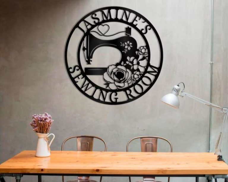 Sewing Room Sign Custom Metal Sewing Sign Metal Sewing Decor - Custom ...