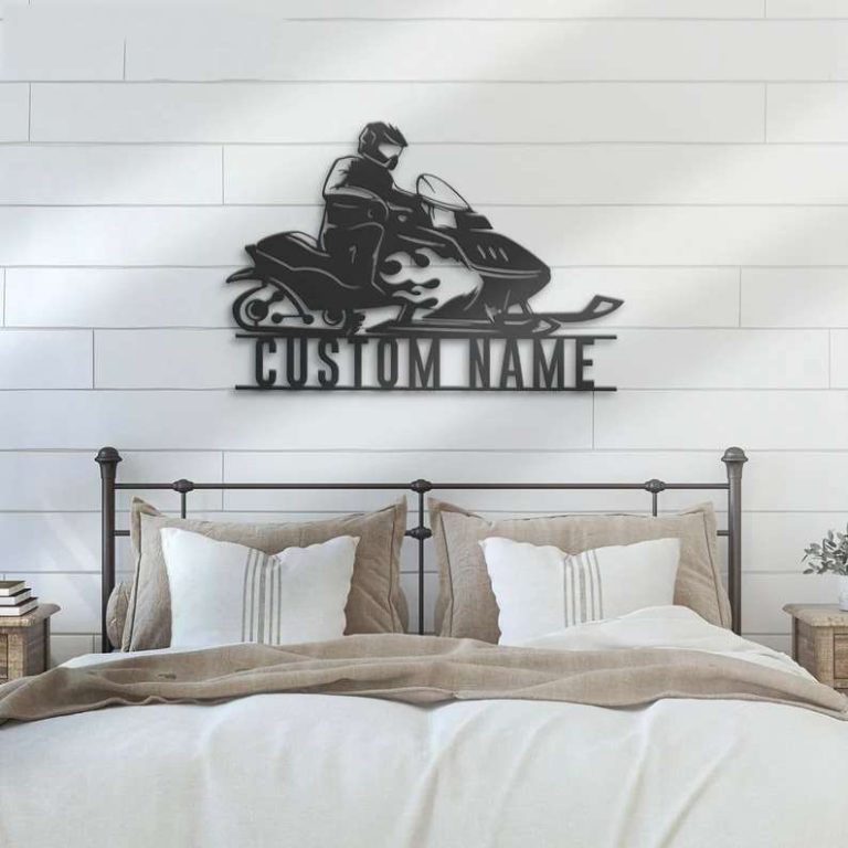 Snowmobile Ski Doo Sign Motor Biker Custom Snowmobile Metal Sign ...