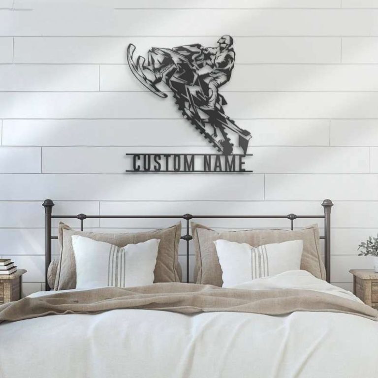 Snowmobile Ski Doo Sign Motor Biker Custom Snowmobile Metal Sign ...