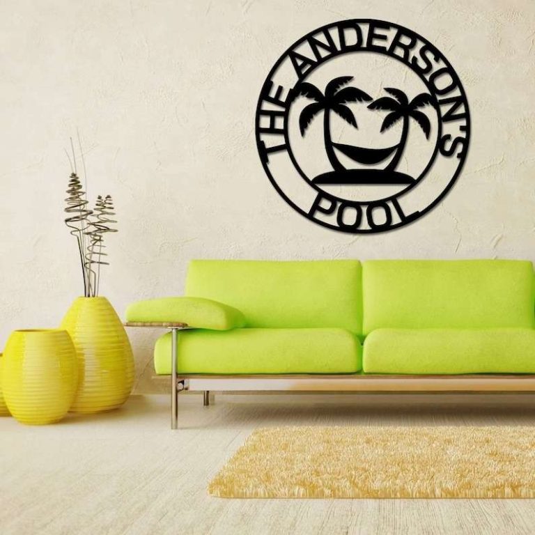 Custom Pool Sign Pool Bar Sign Pool Decor Swimming Pool Metal Sign Tiki ...