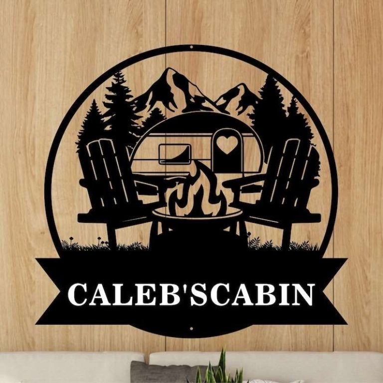 Personalized Camping Campfire Motorhome Custom Metal Sign - Custom ...