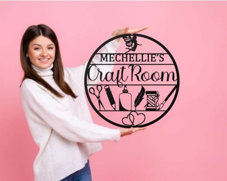 Personalized Craft Room Sign Crafting Sign Quilting Custom Metal Sign ...