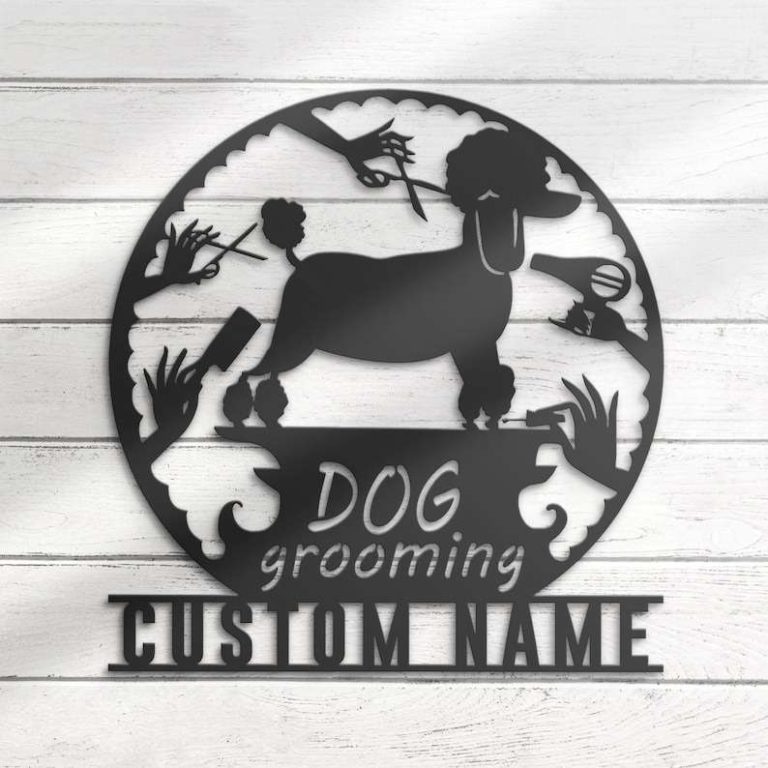 Personalized Dog Grooming Hair Salon Sign Groomer Name Sign Home Decor ...
