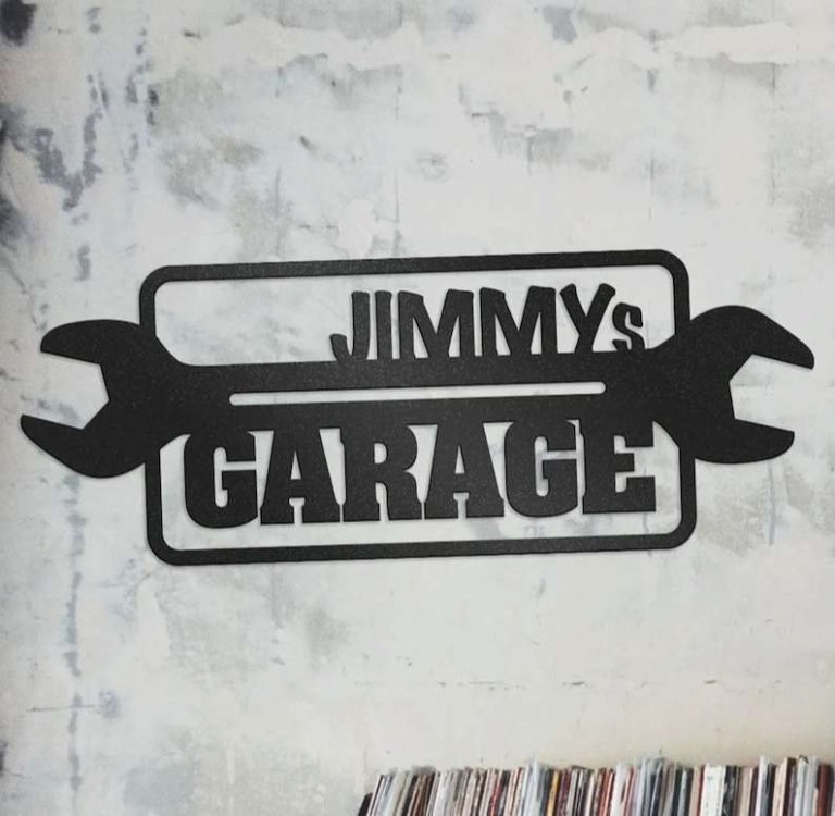 Personalized Garage Sign Mechanic Custom Metal Signs Garage Decor ...