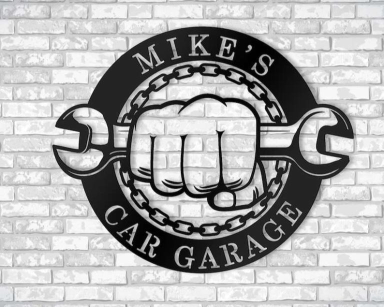 Personalized Garage Sign Workshop Sign Man Cave Decor Mechanic Gifts ...