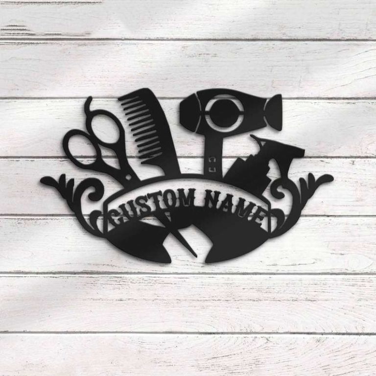Personalized Hair Stylist Sign Hair Salon Name Sign Hairdresser Sign ...