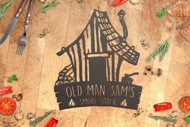Personalized Metal Smoke Shack Sign Cooking Sign Home Outdoor Decor ...
