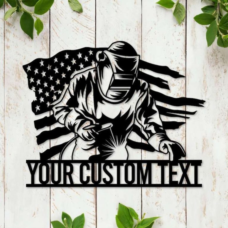 Personalized Metal Welder Sign Welding Ironworker Custom Metal Sign ...