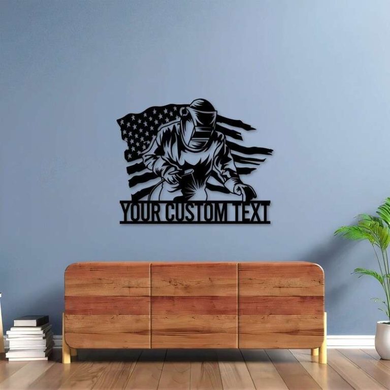Personalized Metal Welder Sign Welding Ironworker Custom Metal Sign ...