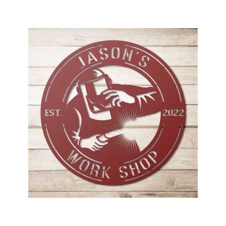 Personalized Metal Welding Sign for Welder Custom Metal Sign - Custom ...