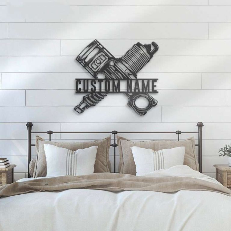 Personalized Motocross Garage Sign Workshop Name Sign Motorcycle ...