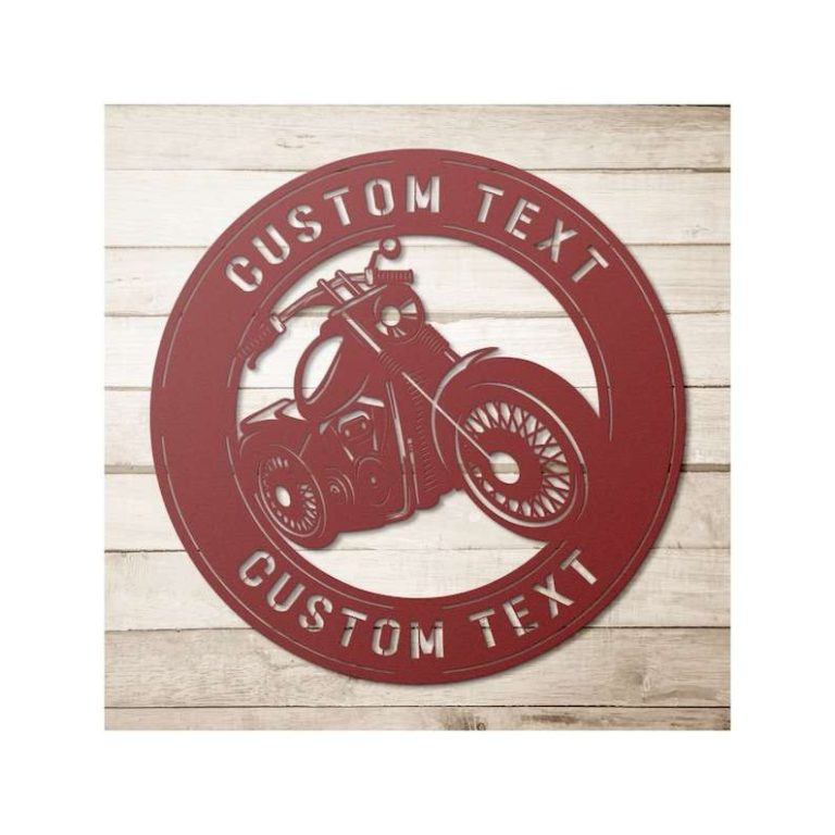 Personalized Motorcycle Sign Garage Sign Workshop Sign Adventure ...
