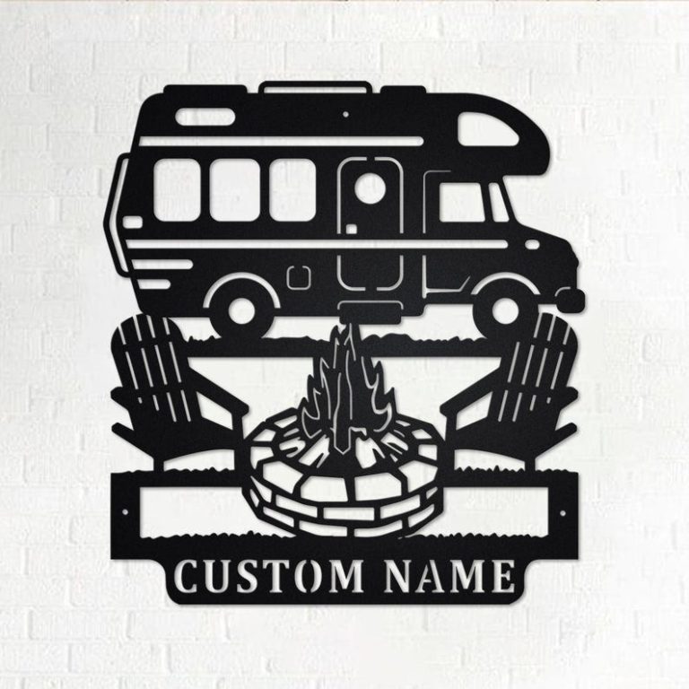 Personalized Motorhome Camper Sign Motorhome Wall Art Decor Camper Custom Metal Sign Outdoor ...