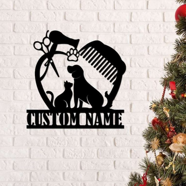 Personalized Pet Grooming Hair Salon Sign Dog Grooming Sign Pet Groomer ...
