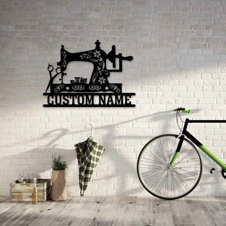 Personalized Sewing Machine Sign Craft Room Sign Sewing Custom Metal ...