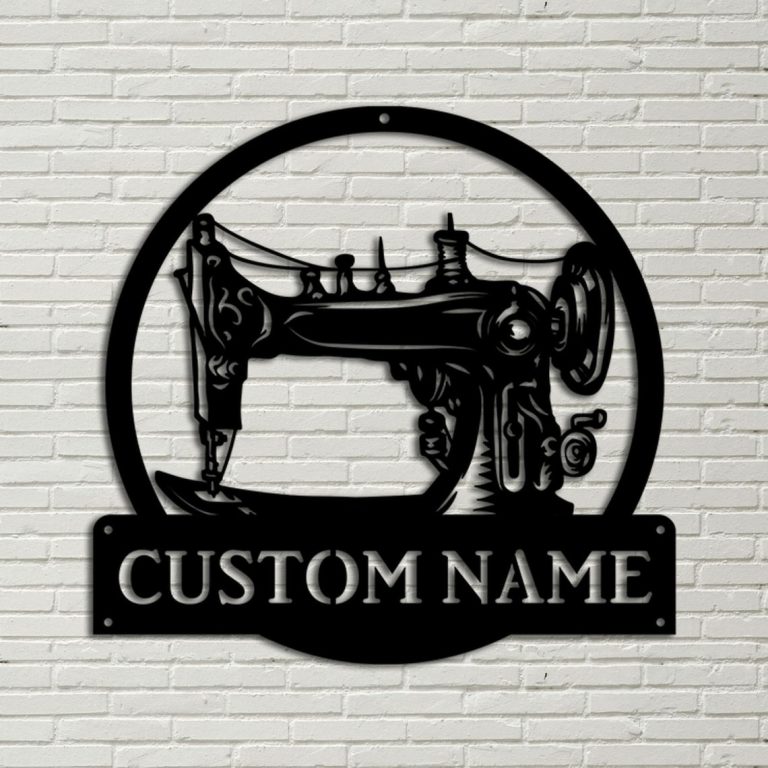 Personalized Sewing Machine Sign Quilting Sign Sewing Machine Antler ...
