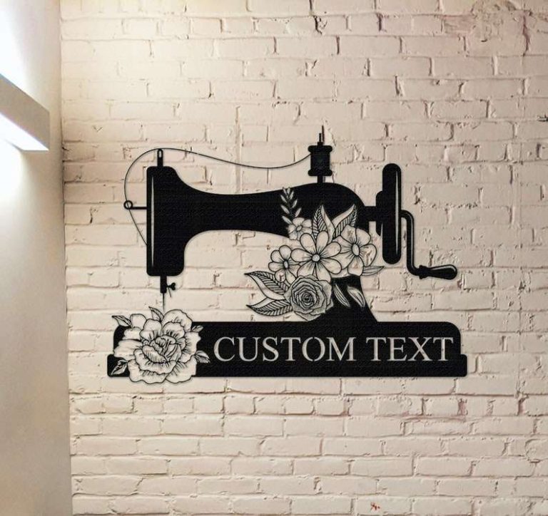 Personalized Sewing Metal Sign Quilting Room Sign Tailor Shop Sign ...