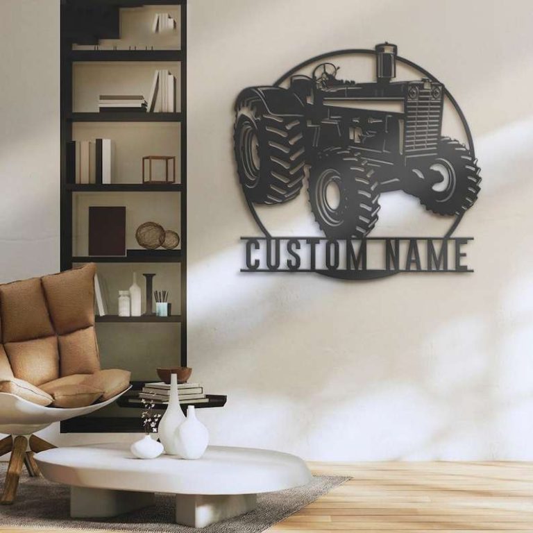Personalized Tractor Driver Sign Farm Tractor Custom Metal Signs ...